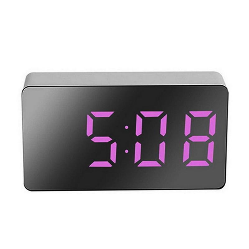 【New Arrivals】White LED Display Temperature Mini Desk Alarm Clock ...