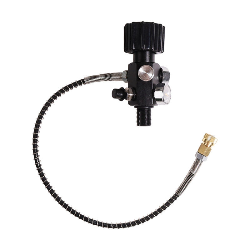 S4DBM.HOME-M18X1.5 PCP Tank Dual Gauge Charging Valve Air Fill Station ...