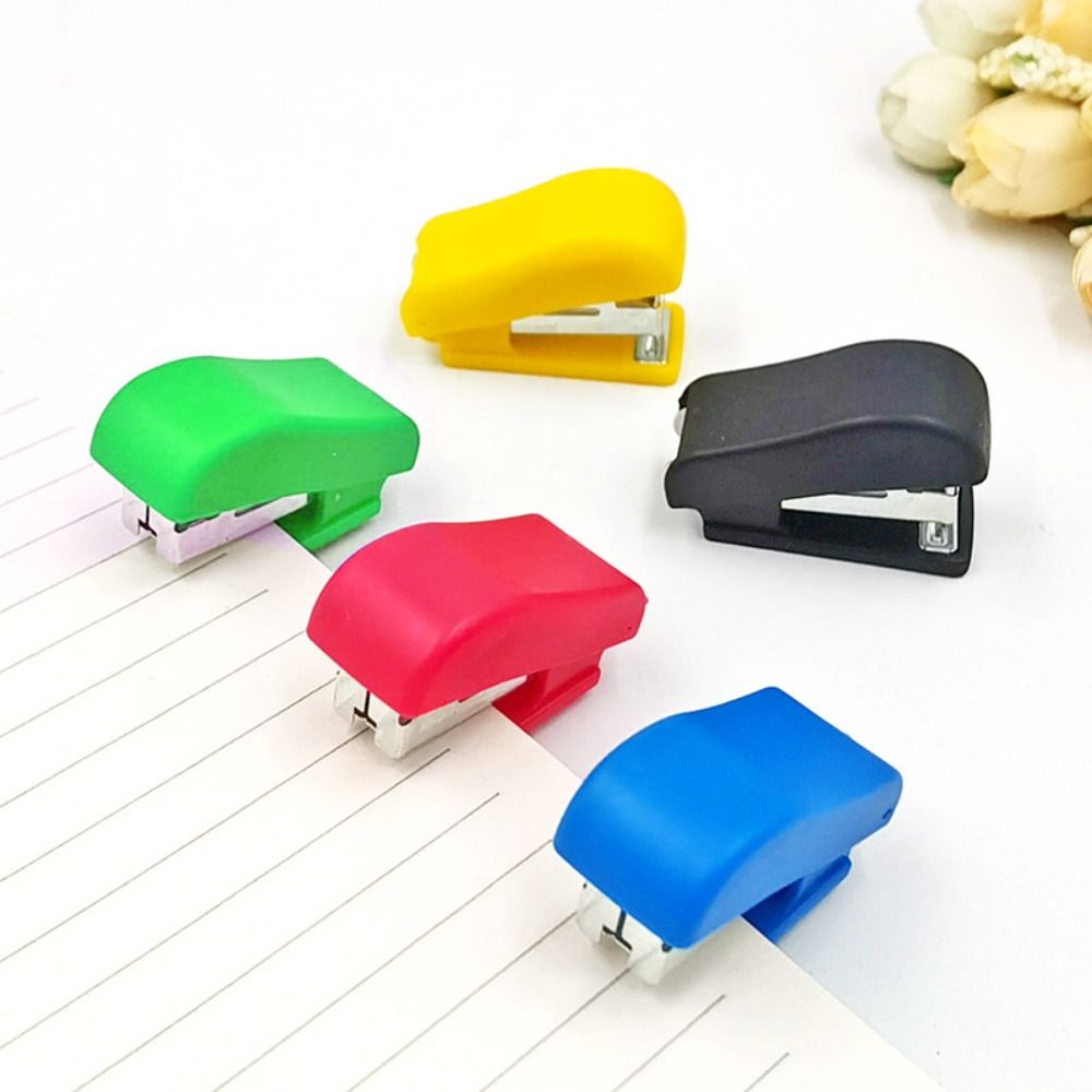 Mini Effortless Labor-Saving Stapler Set Small Fixing Bookbinding ...