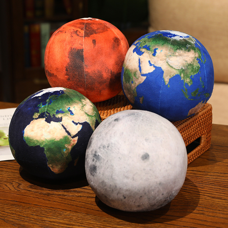 【4d93b78f】27cm Simulation Sun Mars Jupiter Plush Toy Planets in the ...