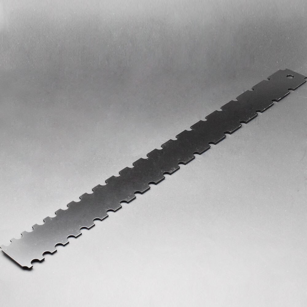 Guitar Neck Notched Straight Edge Ruler Stainless Steel Guitar Bass ...