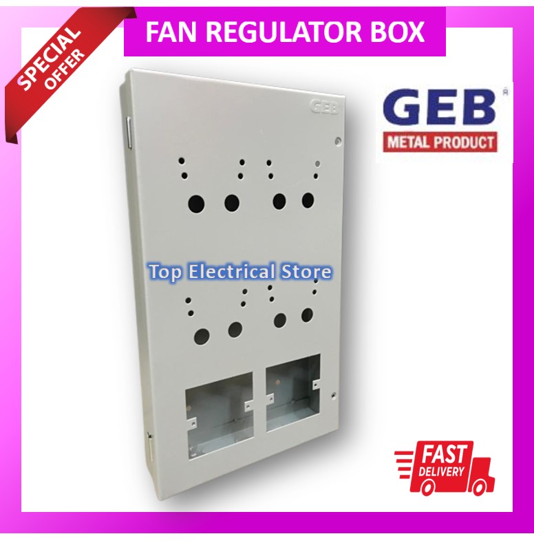 FAN REGULATOR METAL BOX 4 REGULATOR 2 SWITCH (4R2S) | Lazada