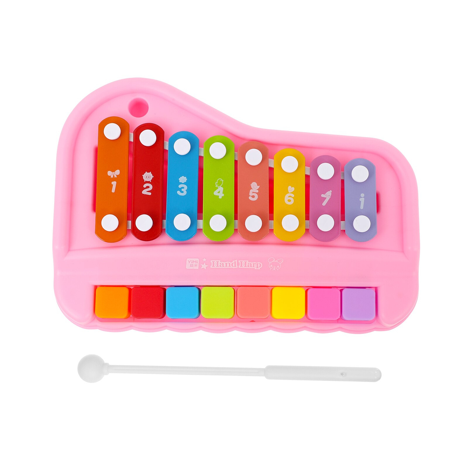 Xylophone Kids Hand Percussion Instruments Children Toy Baby Musical ...
