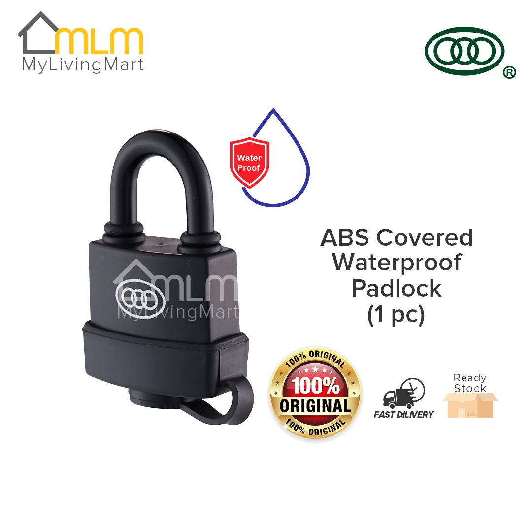 TRI-CIRCLE Heavy Duty Weatherproof Padlock Weather Resistant Padlock ...