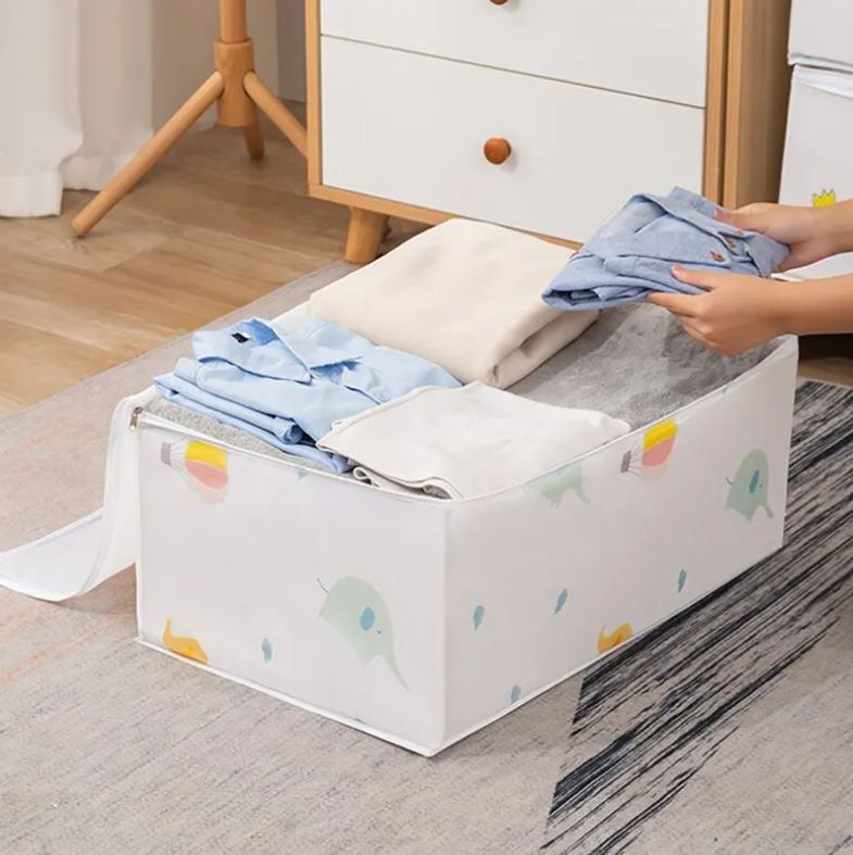 Peva Material Washable Waterproof Foldable Transparent Under-Bed Quilt ...