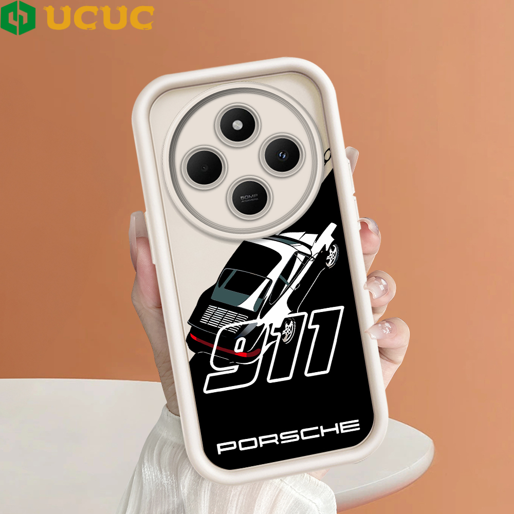 UCUC for Redmi 14C Xiaomi Poco C75 Back Cover Speed Racing Car Soft ...