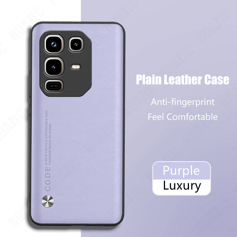 xipare for infinix Note 50 Phone Case Luxury Plain Leather Matte Casing ...