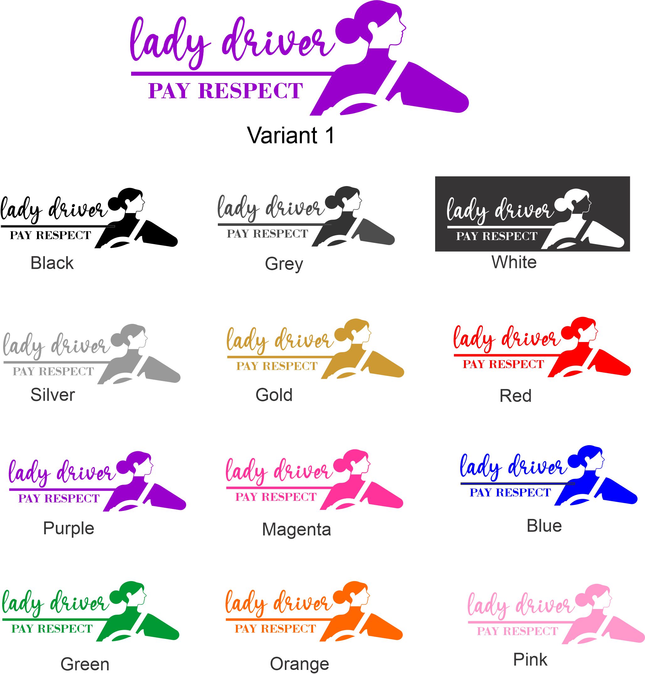 Lady driver car sticker | Lazada PH