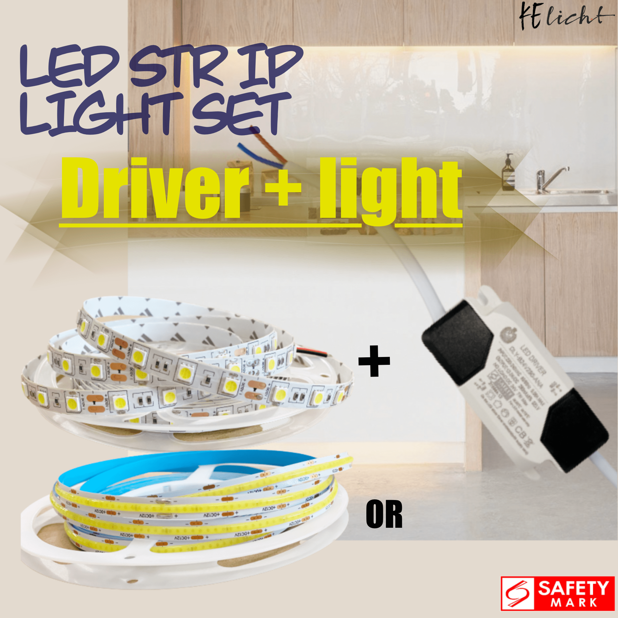 LED STRIP LIGHT SET LIGHT AND DRIVER | Lazada Singapore