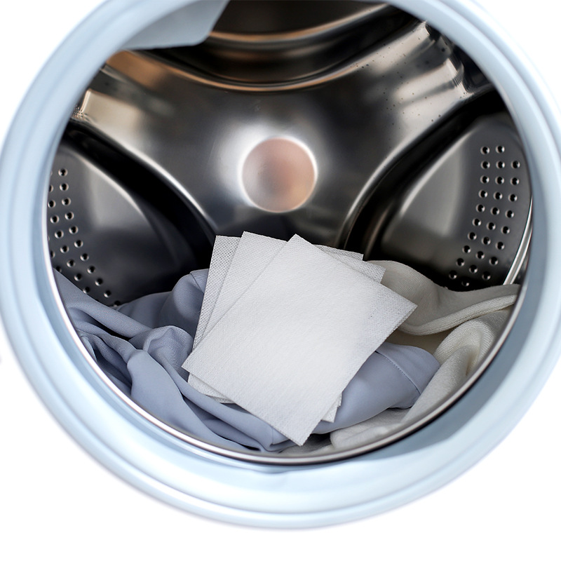 24pcs/box Washing Machine Anti-Dyeing Cloth Mixed Dyeing Proof Color ...