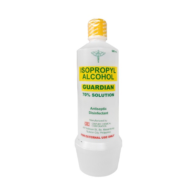 Guardian Isopropyl Alcohol 70% Solution ( 500ML / 1 Gallon / 500ml ...
