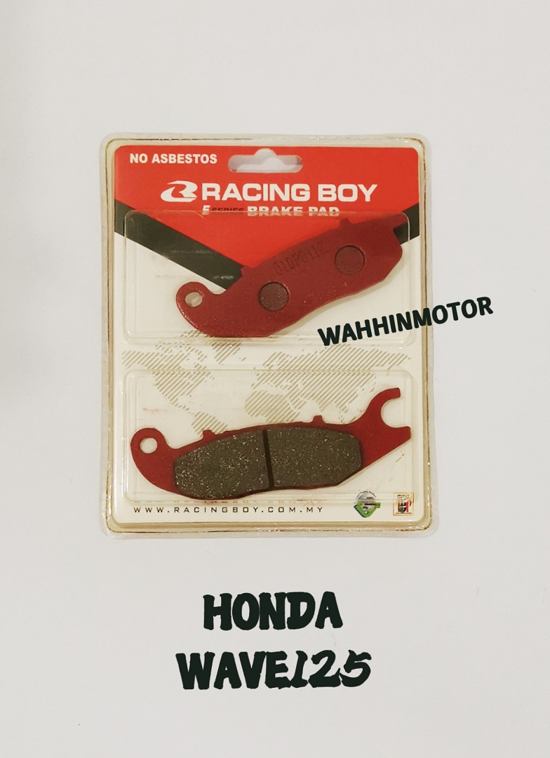 [ RCB ] HONDA WAVE125 WAVE125S WAVE125X E SERIES FRONT BRAKE PAD - 100% ...