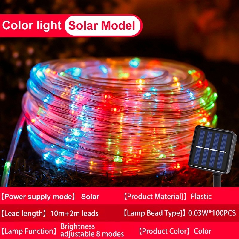 Solar Lights LED Fairy String Lights 20M Waterproof Solar Powered Strip ...