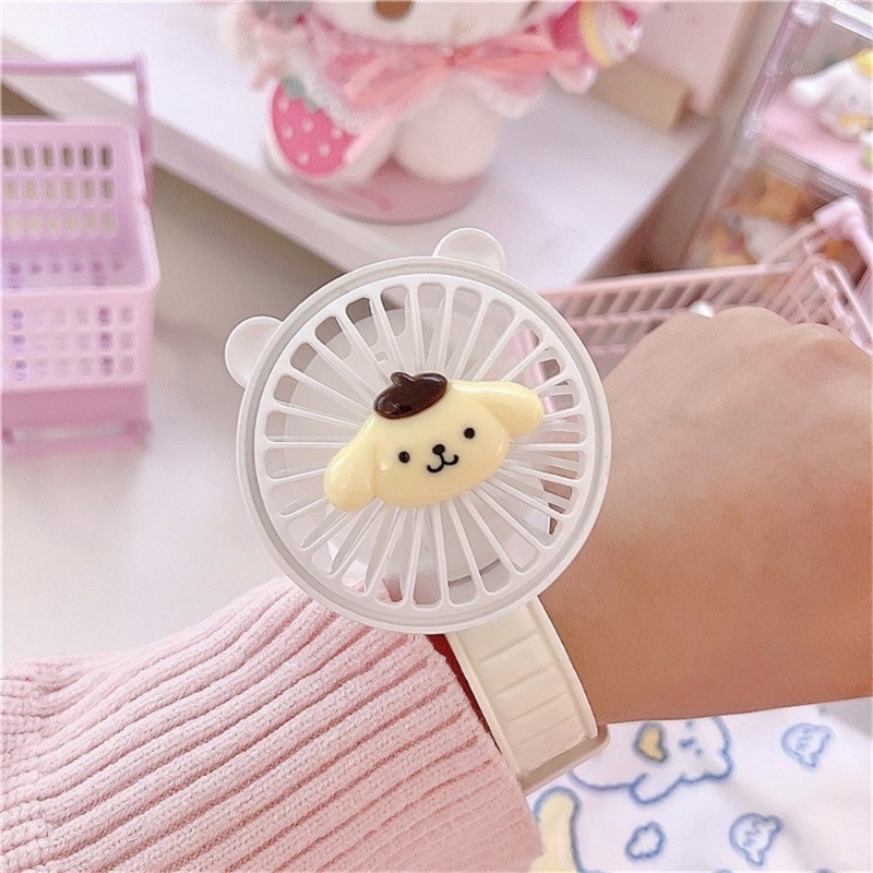 Cartoon Sanrio Mini Portable Watch Fans Kuromi My Melody Cinnamoroll ...