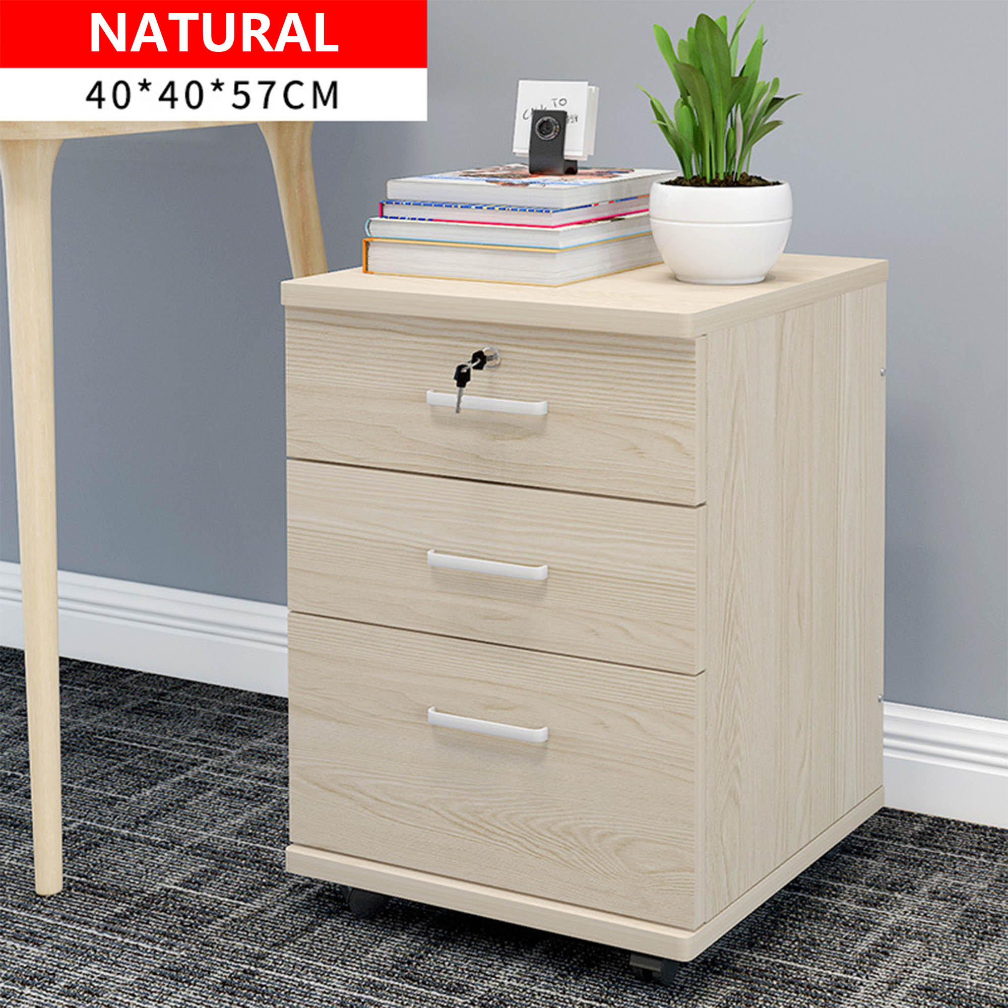 EE HOME Moveable File Drawer Cabinet Storage Cabinet Office Kabinet ...