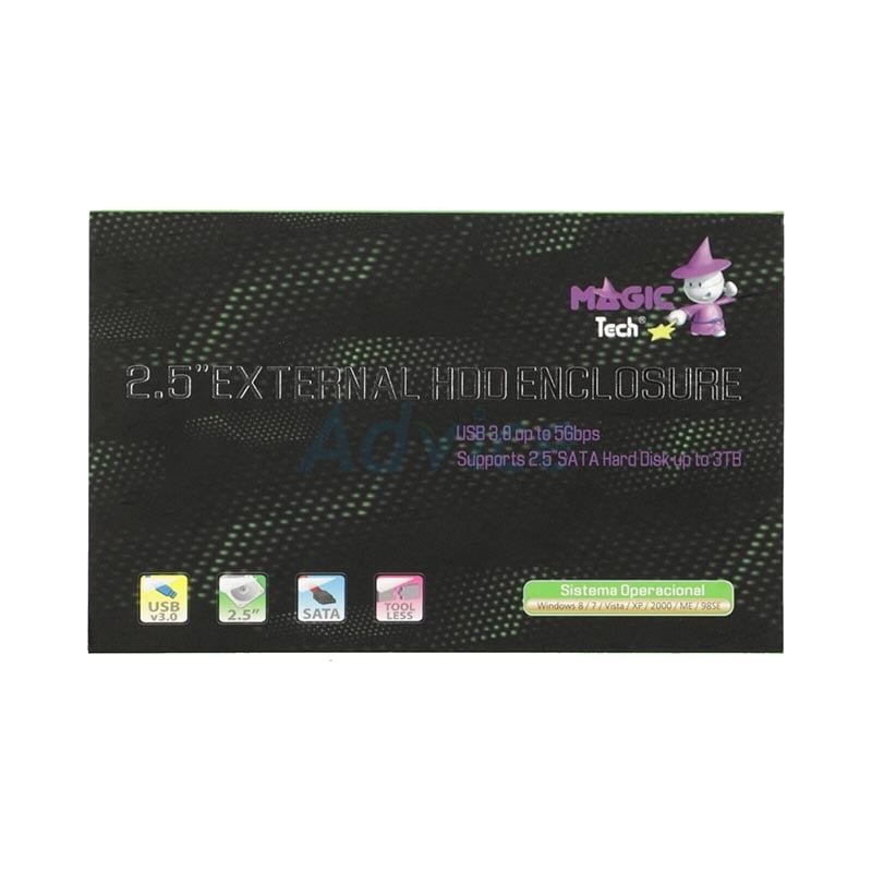Enclosure 2.5 SATA v3.0 MAGICTECH MT23 (Black) - CPU2DAY - ThaiPick