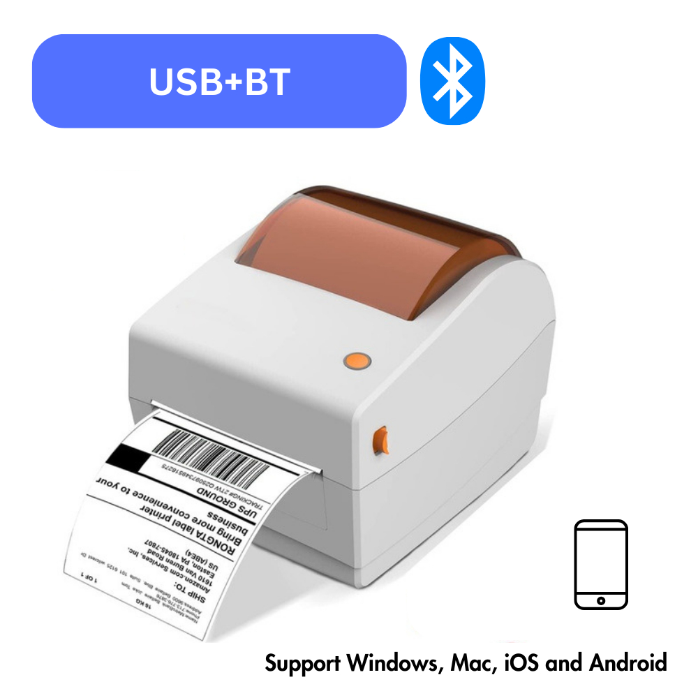 USB /Bluetooth /WiFi Thermal Printer for Waybill Barcode Label Printer ...