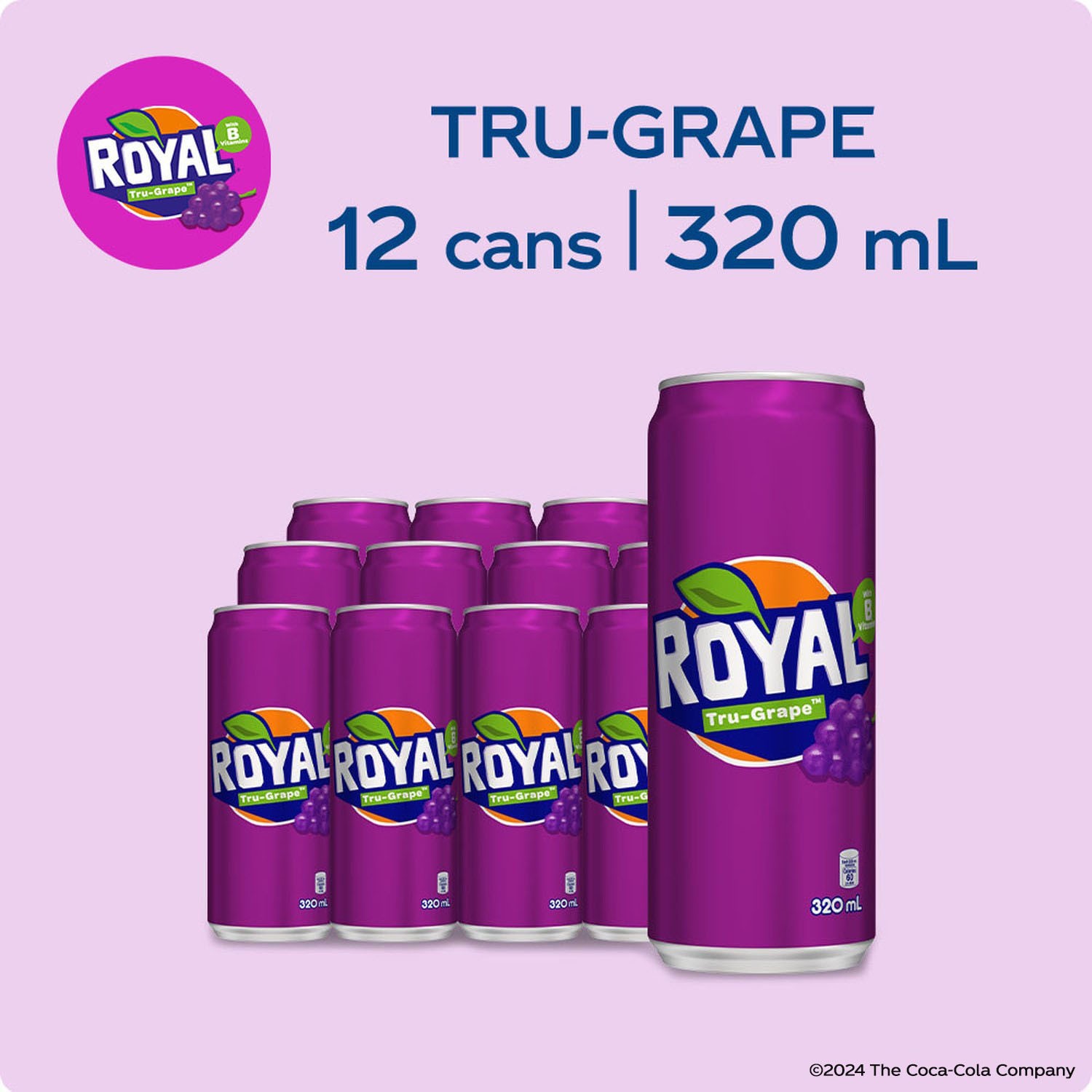 Royal Tru-Grape 320mL - Pack of 12 | Lazada PH