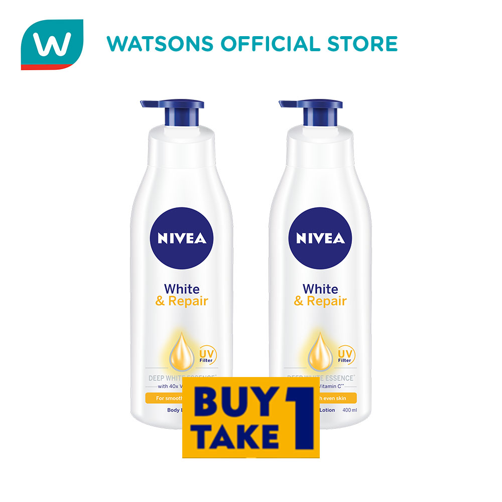 NIVEA White & Repair Body Lotion 400ml BUY 1 TAKE 1 Bundle Pack | Lazada PH
