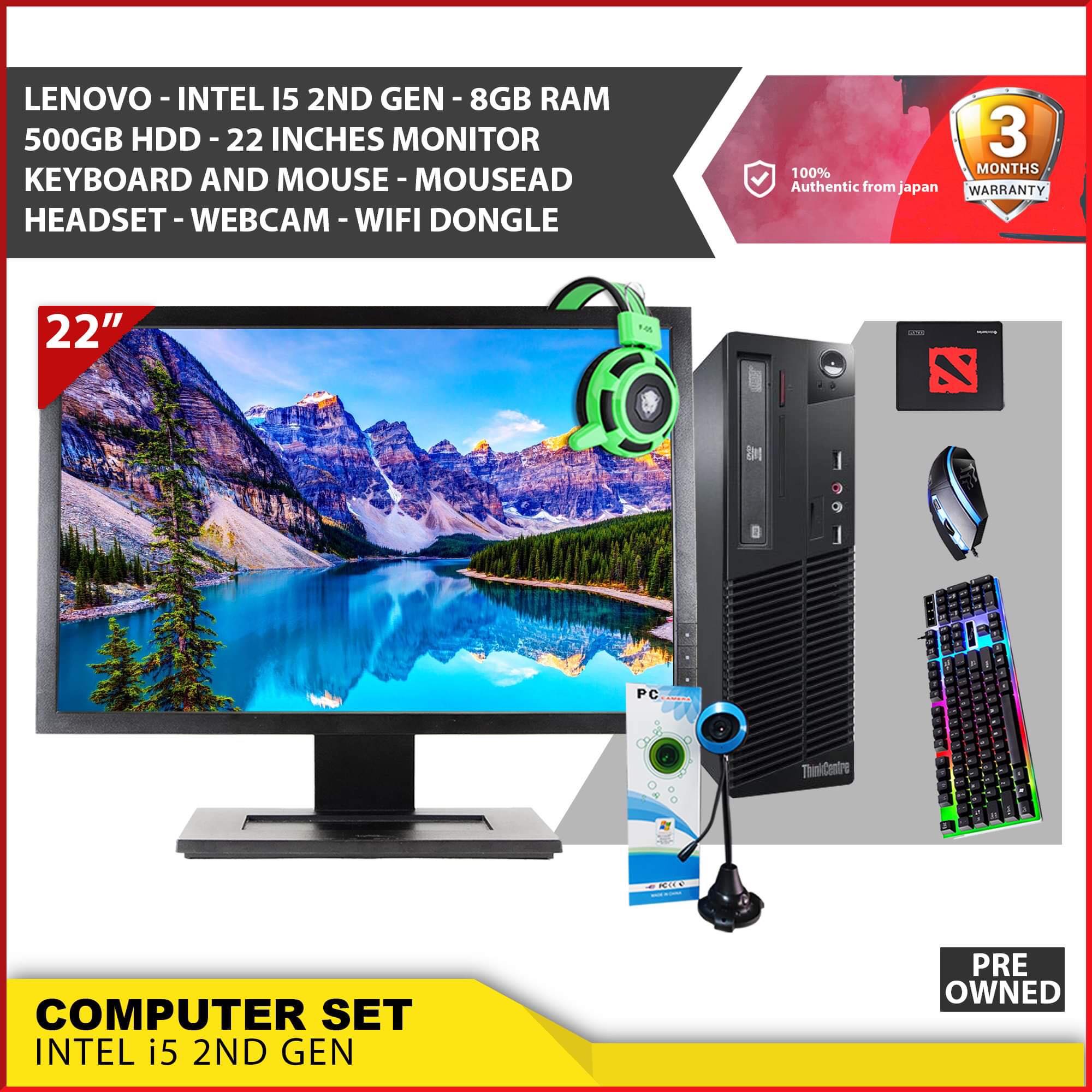 Desktop Computer Set Package, Nec/Fujitsu/hp/nec, Intel i5 2nd Gen 8gb ...