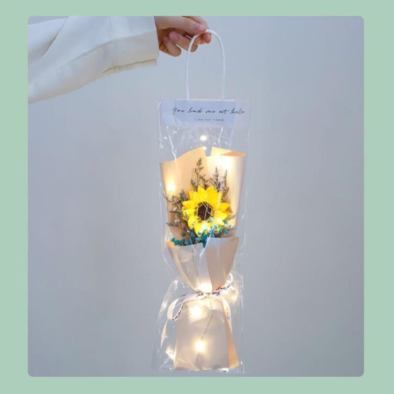Mothers Day Dried Flower LED String Lights Bouquet Valentine'S Day ...