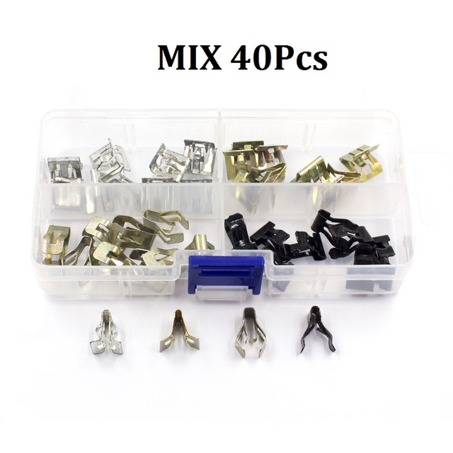 【Customer favorite】 40pcs Car Dash Dashboard Moulding Trim Metal ...