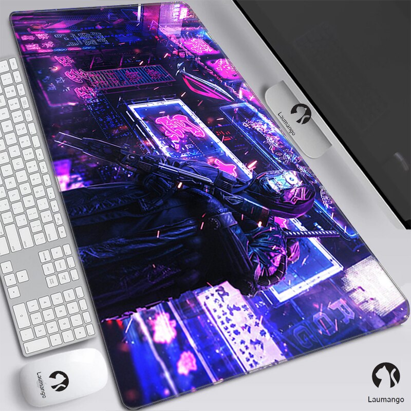 Gray Mouse Pad ASUS ROG Anime Keyboard Dywan Gaming Accessories Carpet ...