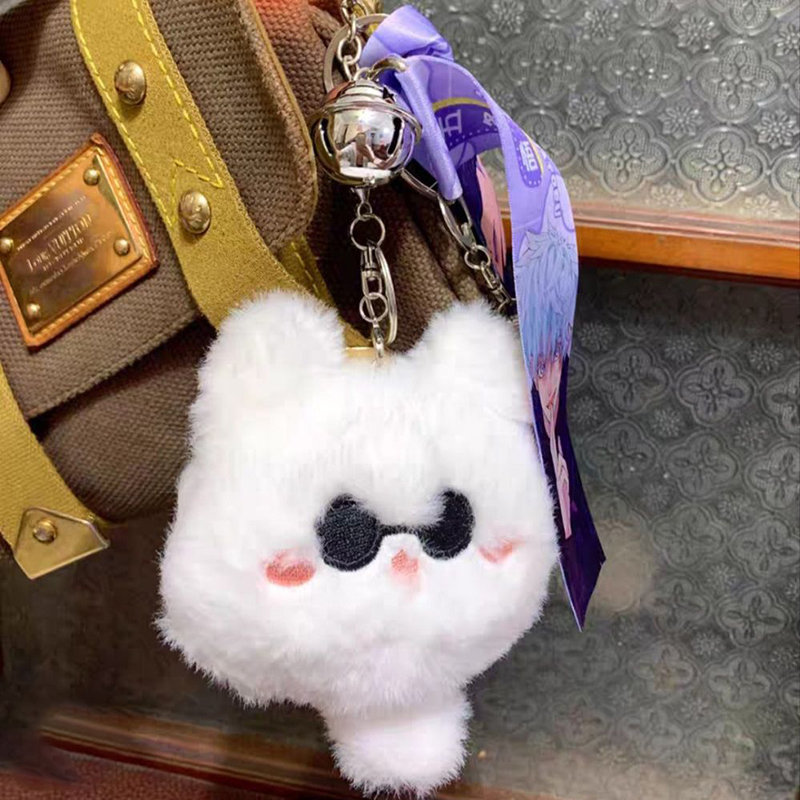 Anime Jujutsu Kaisen Gojo Satoru Cat Plush Toy Cute Embroidery Plush ...