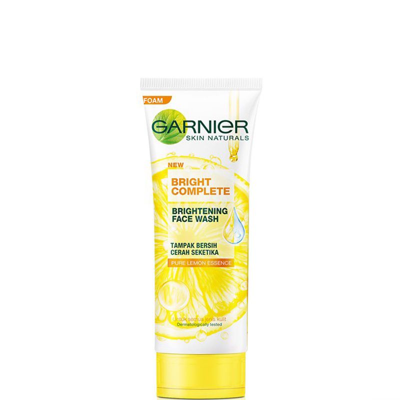 Facial Wash GARNIER Lemon/ Sakura 100ml sabun cuci muka | Lazada Indonesia