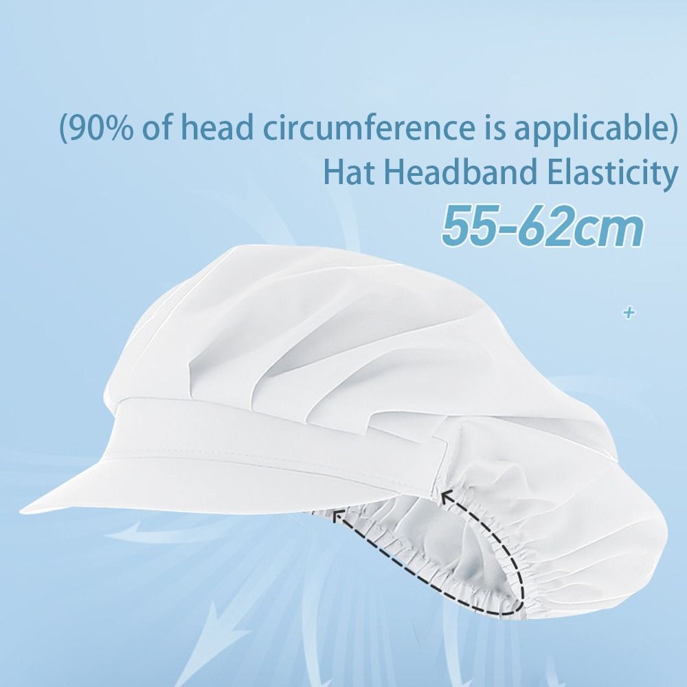 Soft Food Servicer Chef Cap Work Wear Dustproof Work Hat Cooker ...