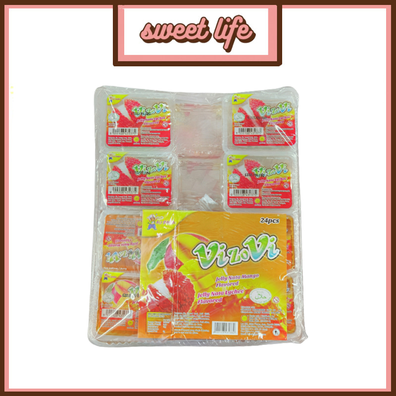 24'S ALIBABA VIVI JELLY WITH NATA DE COCO LYCHEE & MANGO FLAVOUR JELI ...