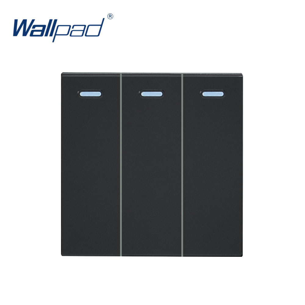 【TrendGlobe】Wallpad 3 Gangs 2 Way Push Button Switch Rocker Switch ...
