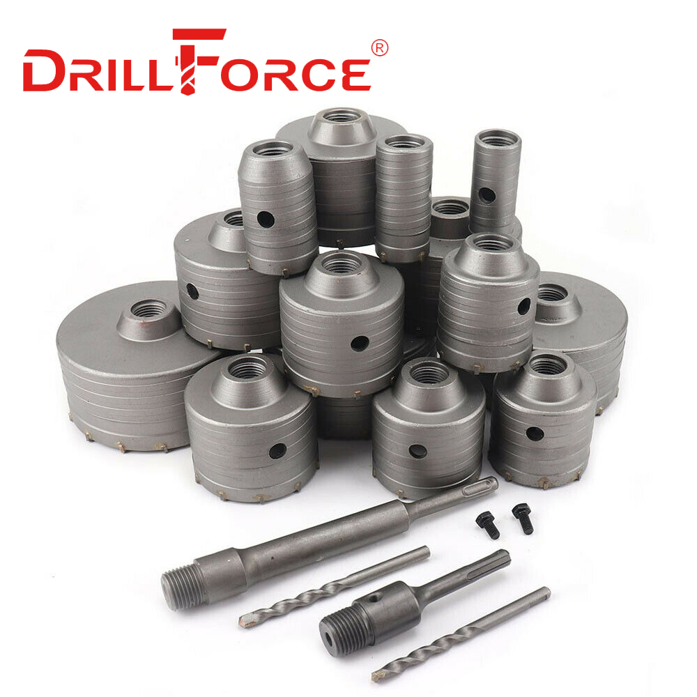 Drillforce 30-160mm Concrete Hole Saw Electric Hollow Core Cement Stone ...