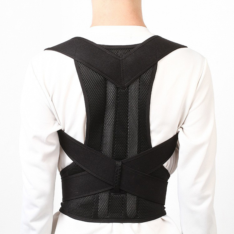 1PC Unisex Posture Corrector Back Posture Brace Clavicle Slouching And ...