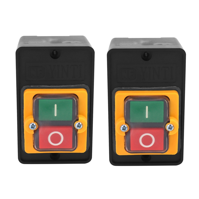 2X AC 220/380V On/Off Water Proof Push Button Switch KAO-5 for Drill ...