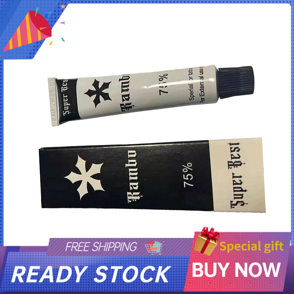 75% Rambo Tattoo Cream Before Permanent Makeup Microblading Eyebrow ...