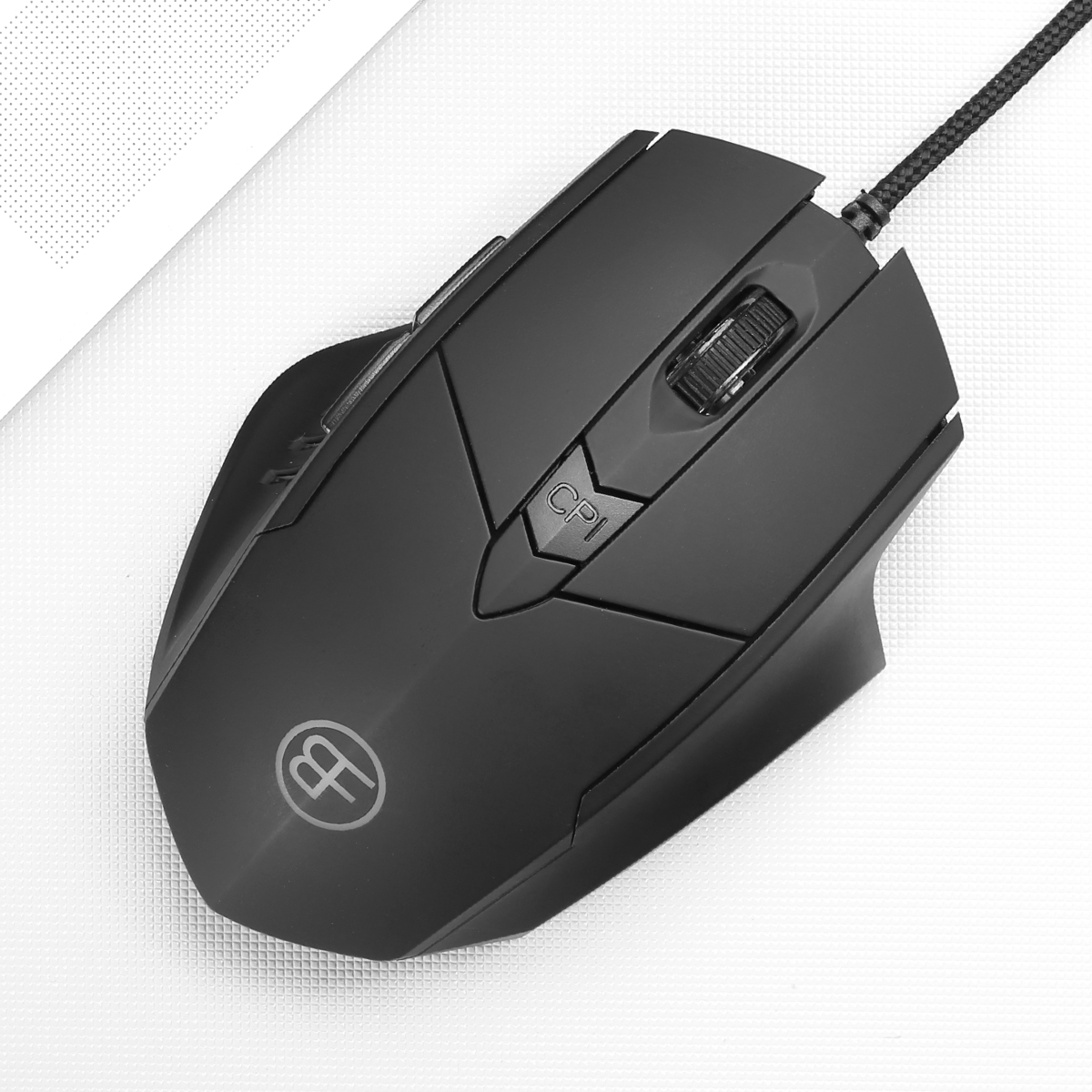USB Wired Mouse, 7200 DPI Corded Computer Mouse with 6-Button Cord ...