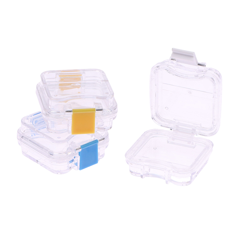 1pcs Denture Storage Box With Transparent Flexible Film Dentist ...