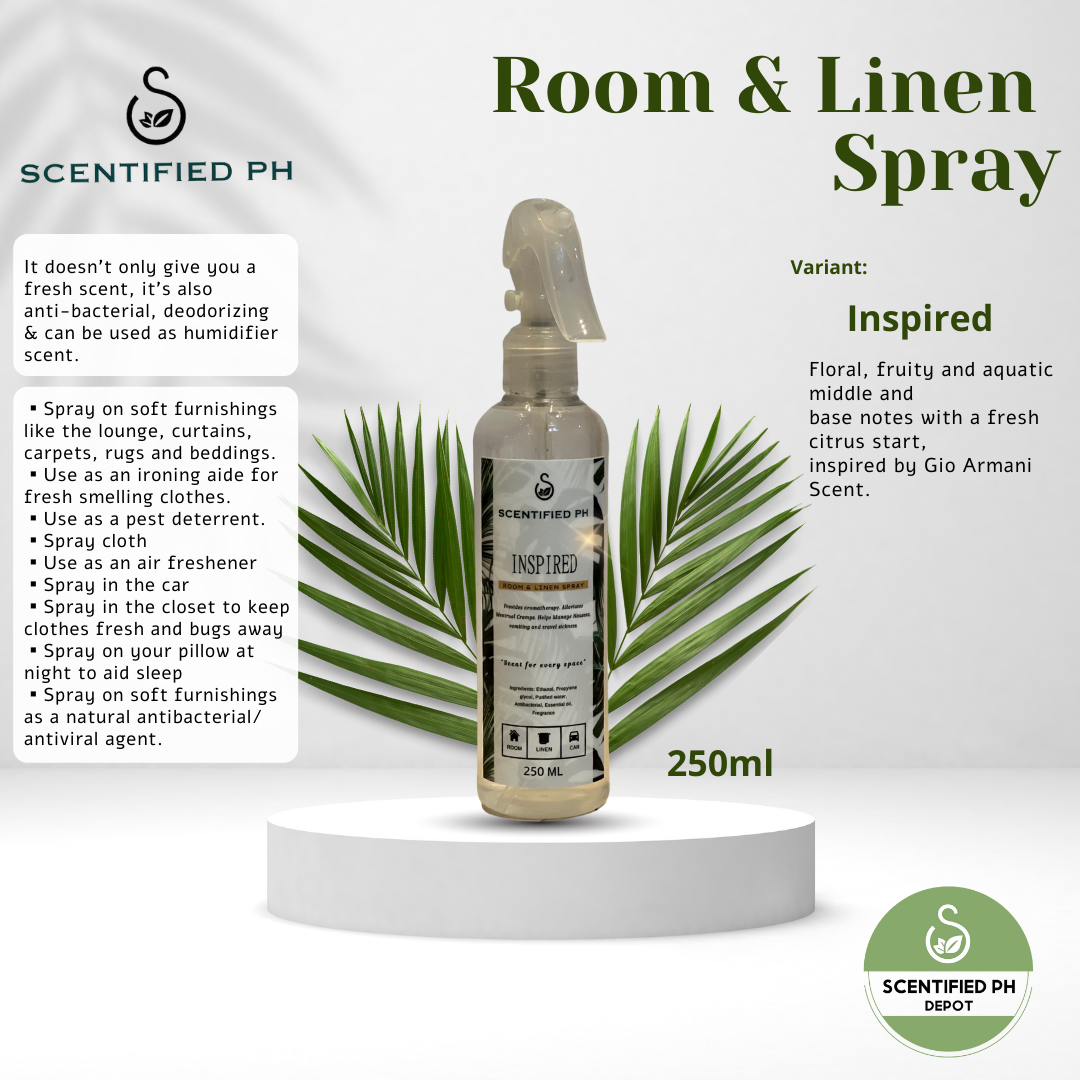 Scentified Ph Room and Linen Spray Inspired | Lazada PH