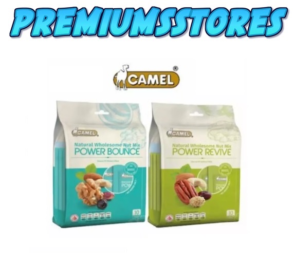 Camel Natural Wholesome Nut Mix - Power Bounce / Power Revive (10 mini ...