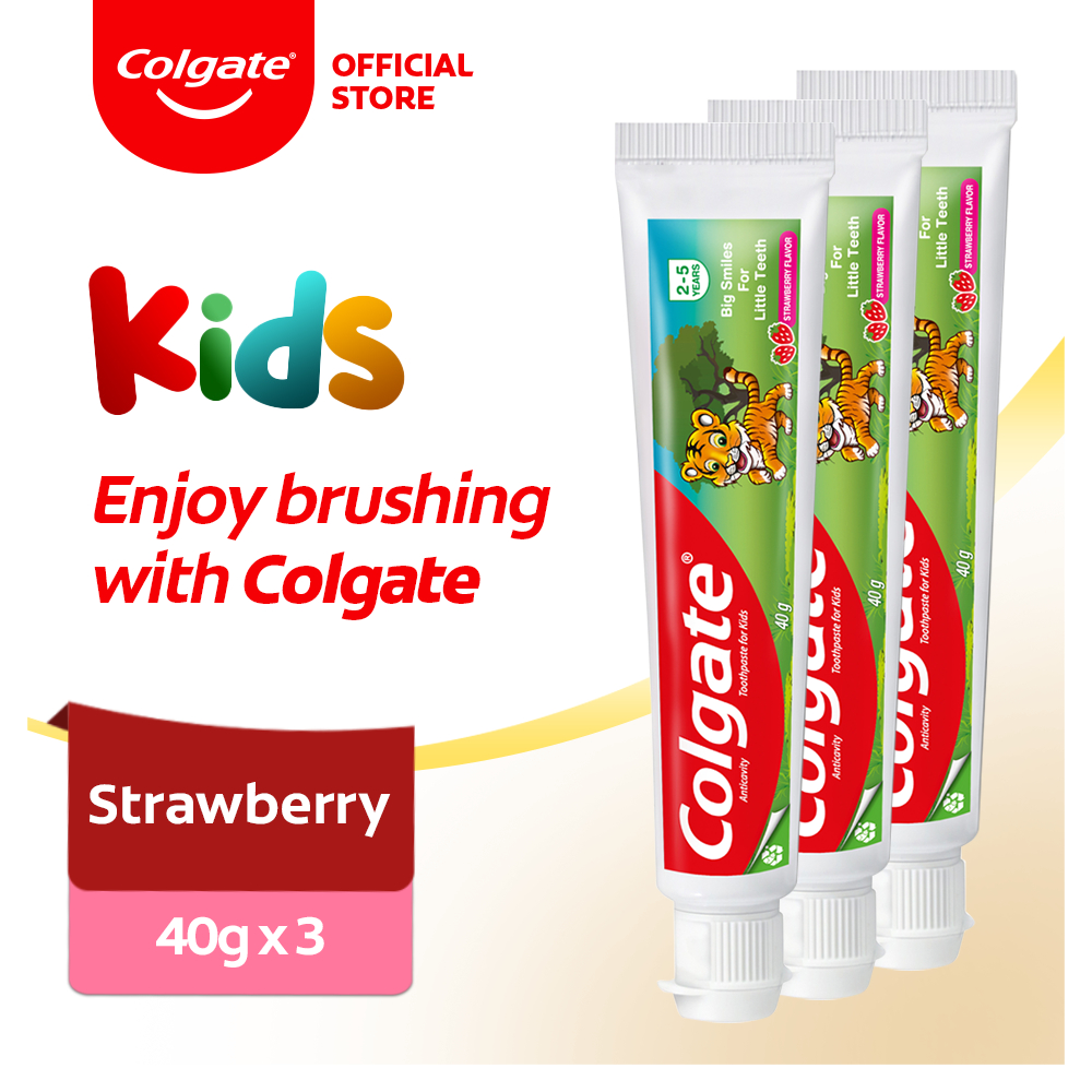 Colgate Kids Toothpaste Tiger 40g Pack of 3 | Lazada PH