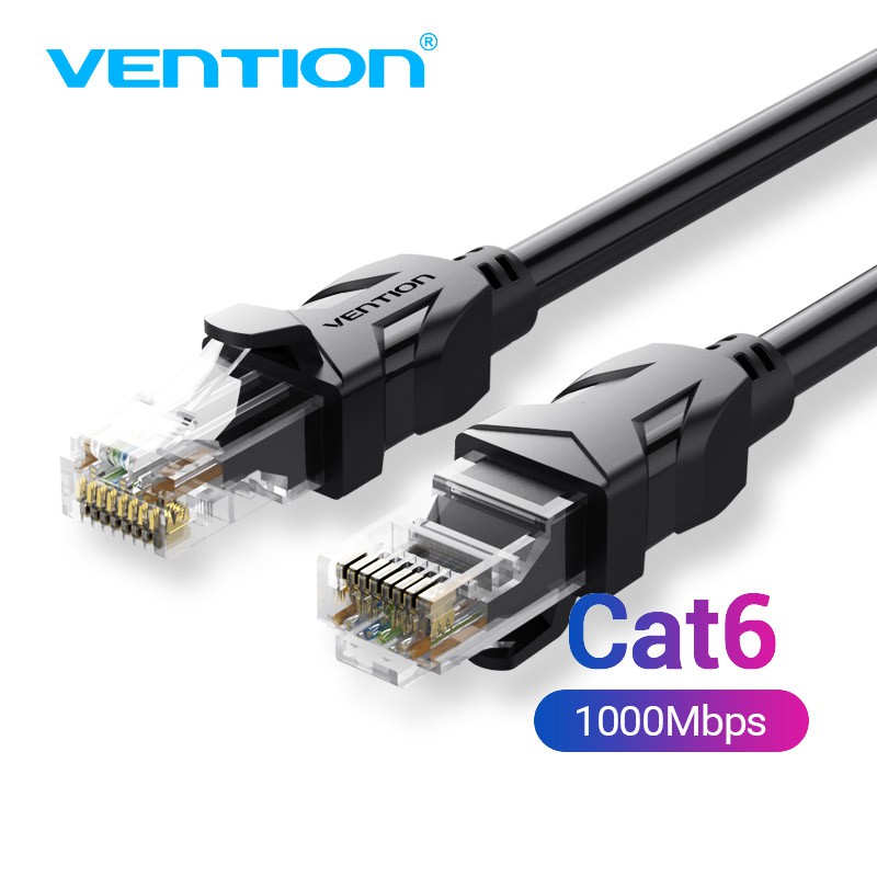 Vention CAT6 RJ45 Top Ethernet Cable CAT 6 Gigabit High Speed Network Lan Cable | Lazada Singapore