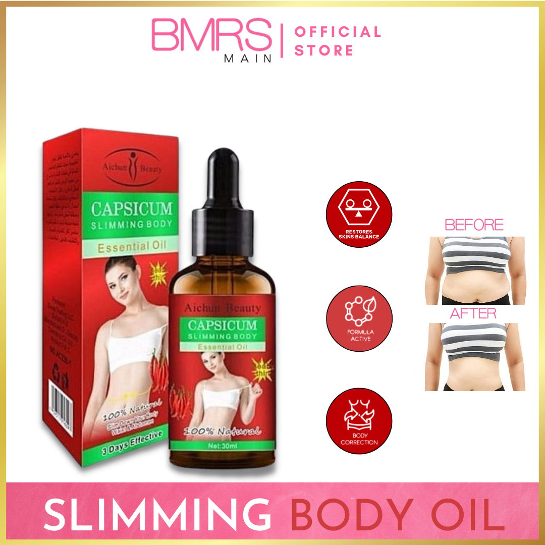 Original CAPSICUM OIL SLIMMING BODY Essential Oil 100% Natural Slim ...