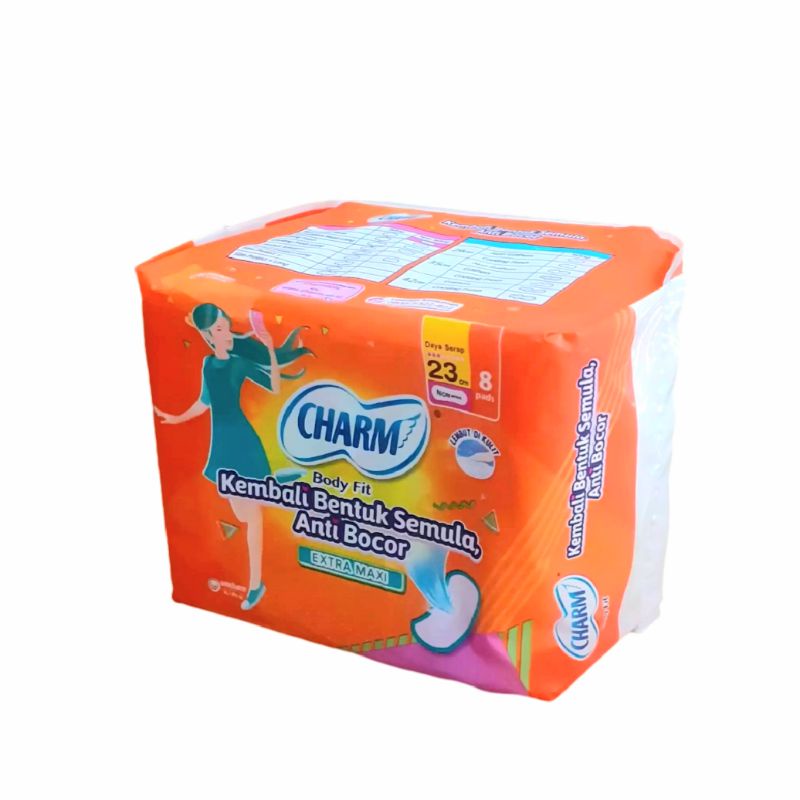 CHARM Body Fit Extra maxi 8 Pads | Lazada Indonesia