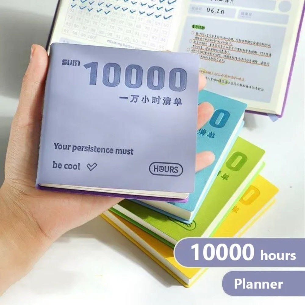 Goal Setting 10000 Hours Journal Daily Planner Notebook Note-Taking ...