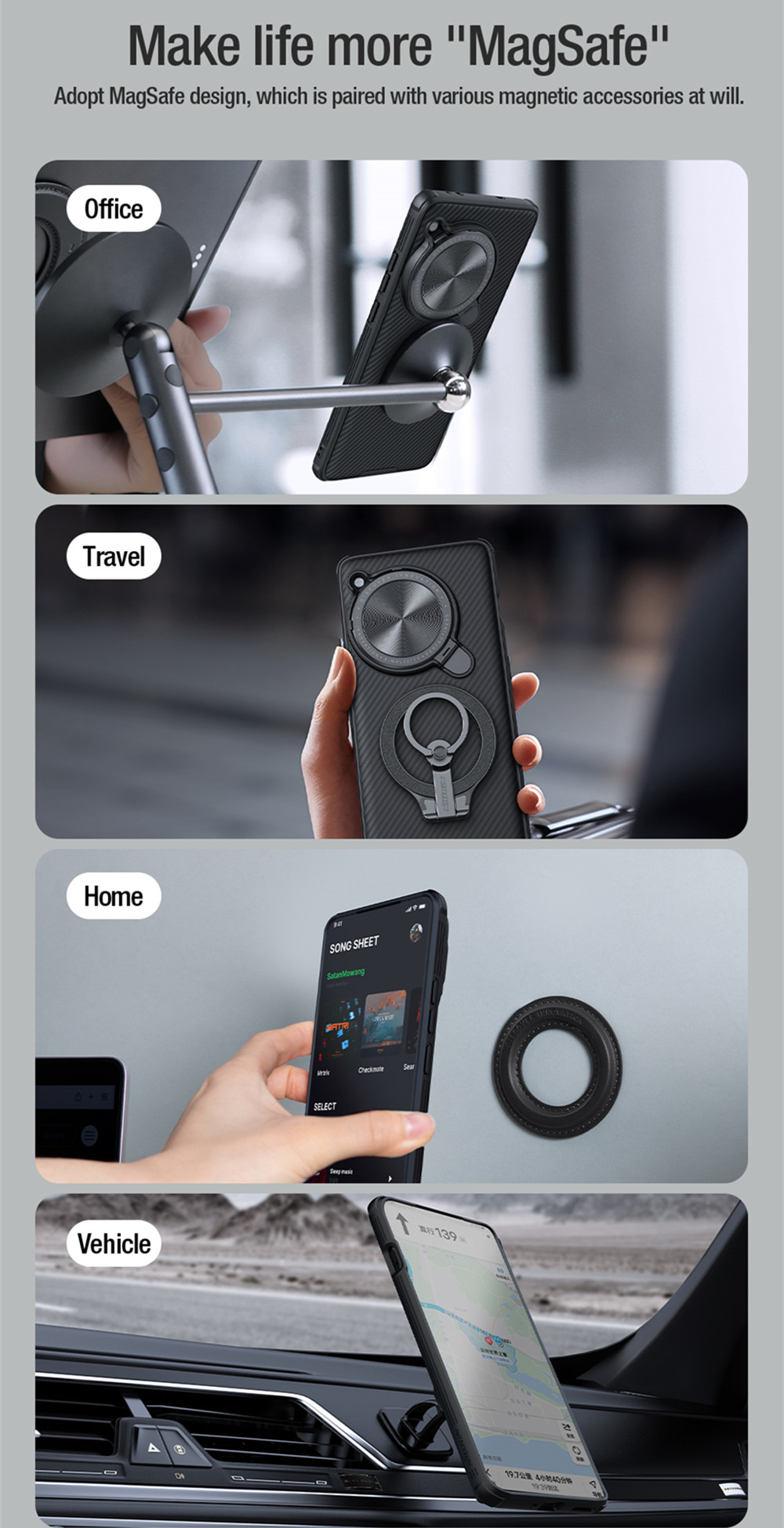 Dirty old man Fashion For OnePlus 12 Magsafe Case Nillkin CamShield ...