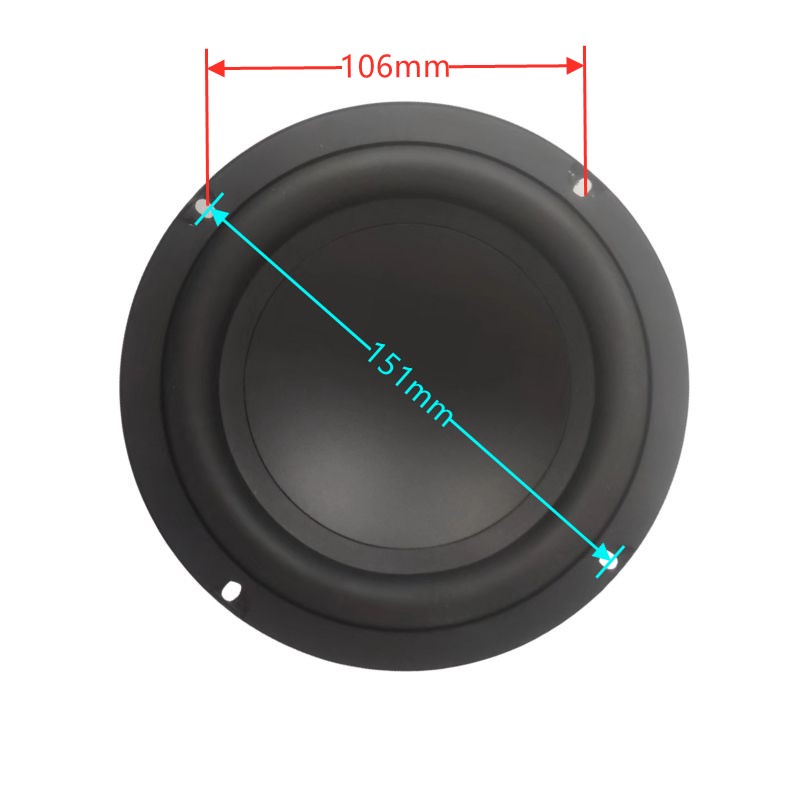 HK 6.5 นิ้ว ลําโพงซับวูฟเฟอร์ 6.5 นิ้ว 2ω 80w ซับวูฟเฟอร์เครื่องขยาย ...