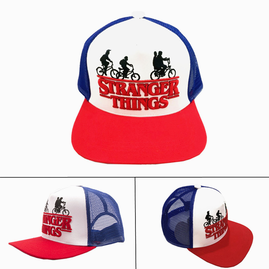 【FunkyGlobe】Cartoon Stranger Things Baseball Hats Hop Cap Boys Girls ...
