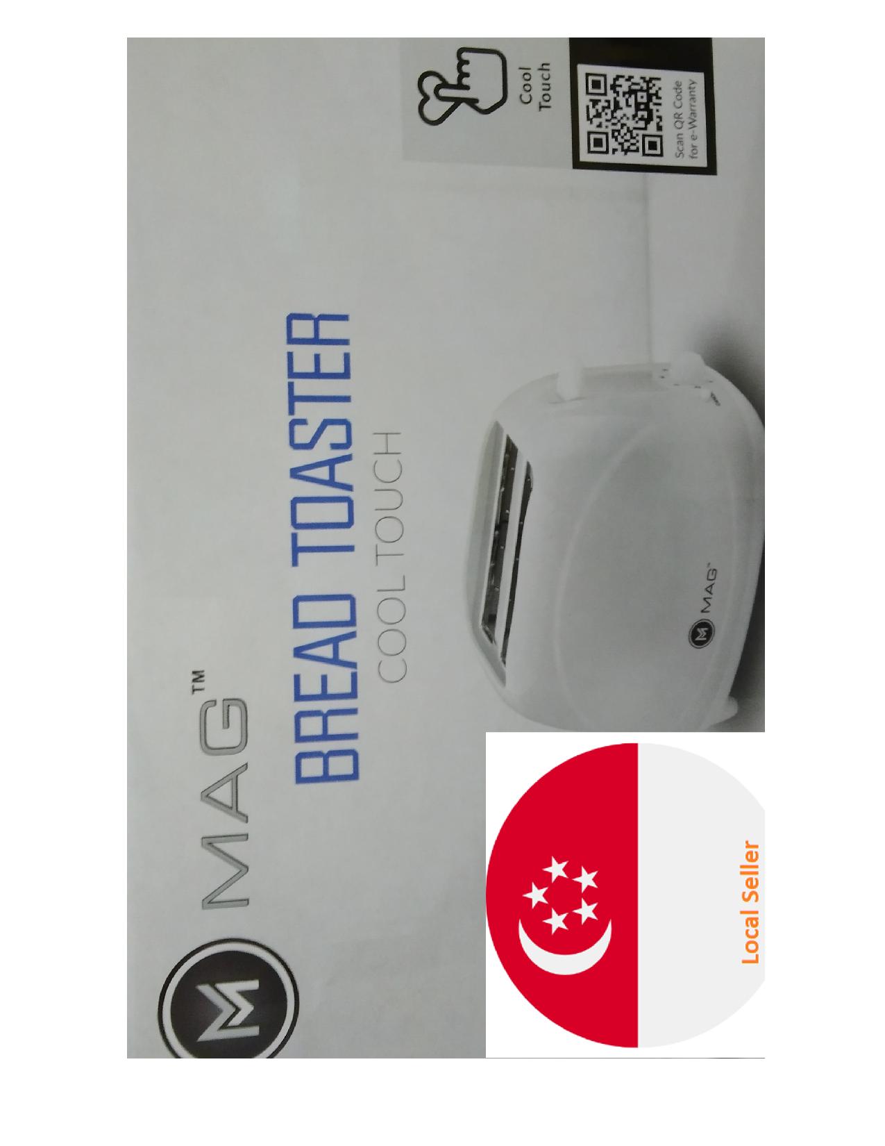 Bread toaster by MAG (1 year warranty) | Lazada Singapore