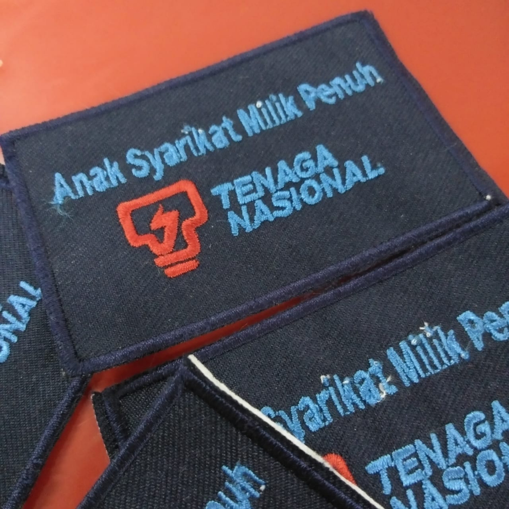 PATCHES EMBROIDERY SULAM ANAK SYARIKAT MILIK PENUH TENAGA NASIONAL ...